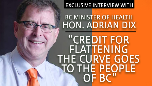 BC's Health Minister Adrian Dix gives us the latest on COVID-19