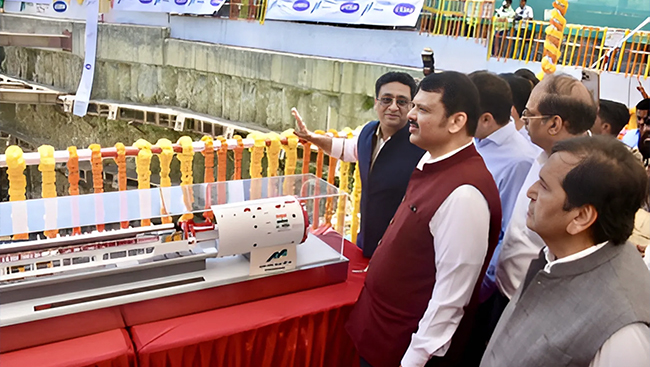 Maha: Metro Line 7A underground tunnel breakthrough successfully completed