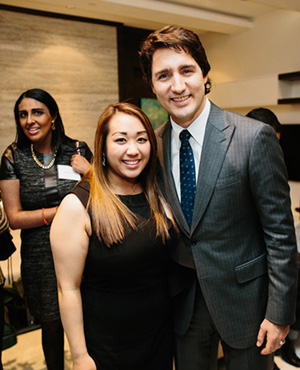 Daljit Thind hosts Justin Trudeau for Private Dinner