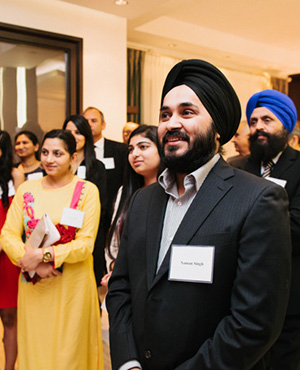 Daljit Thind hosts Justin Trudeau for Private Dinner